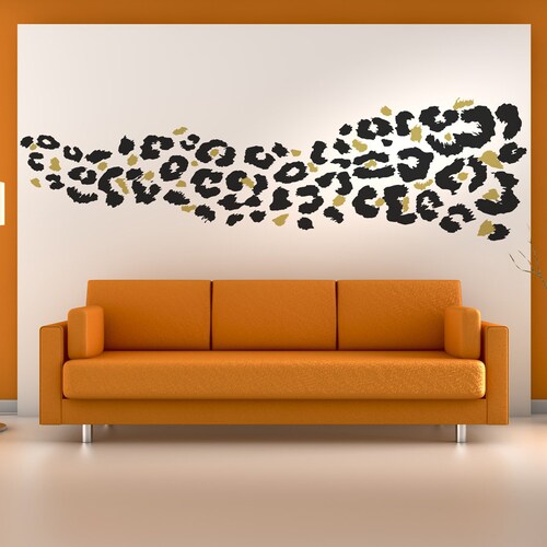 Leopard Print Wall Decal - Etsy