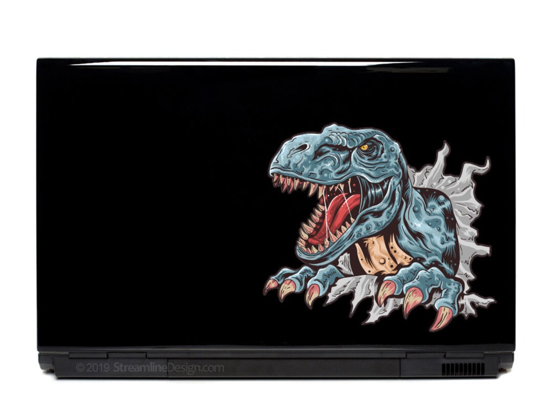 T-rex Laptop Decal: Dinosaur Car/phone Sticker - Etsy