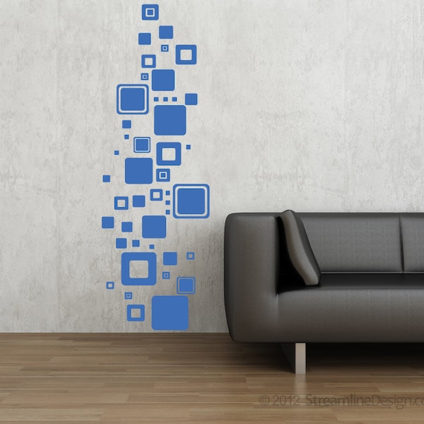 Square Wall Decals - Etsy
