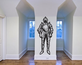 Knight Wall Decal - Etsy