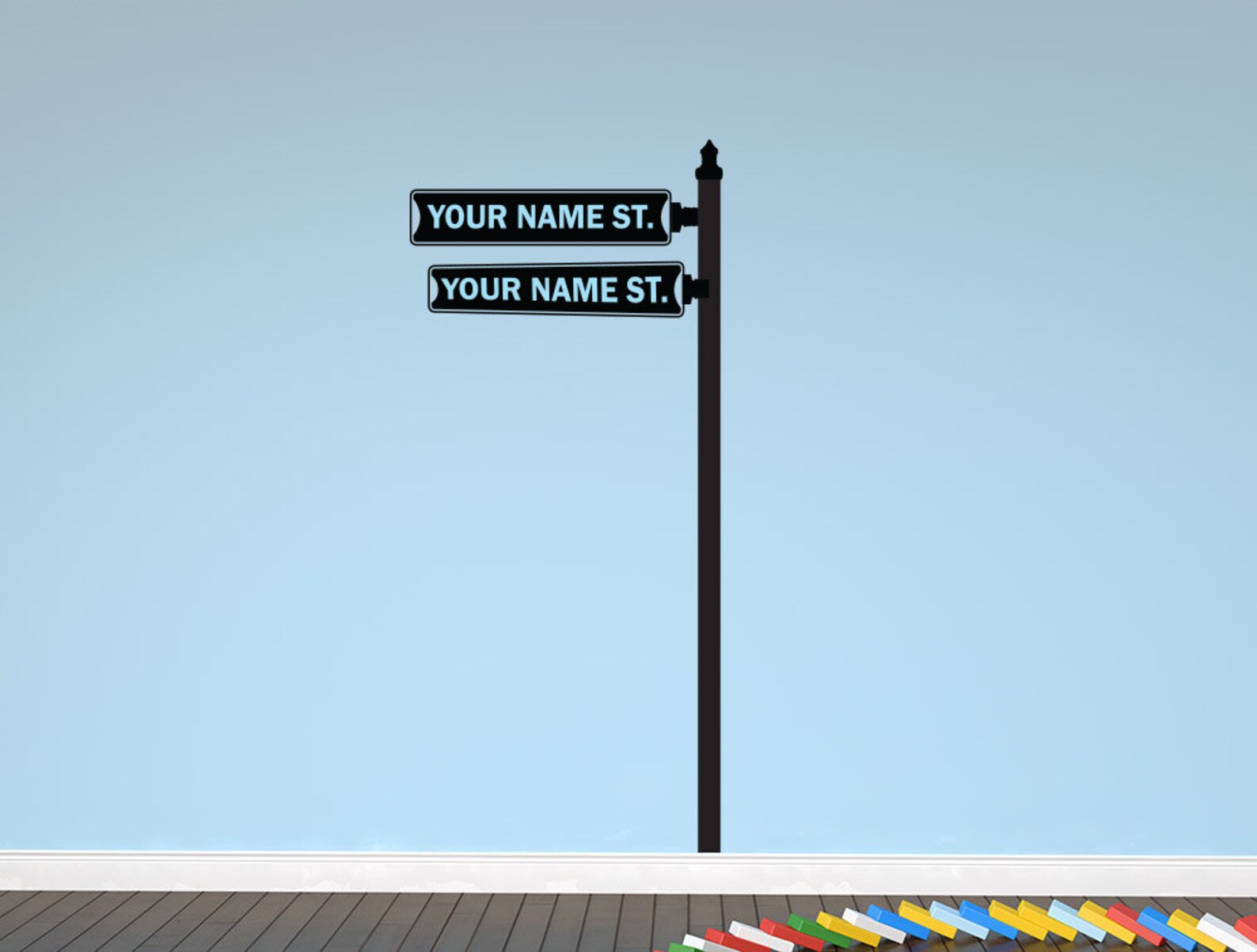 Your Very Own Street Sign Two Names Removable Vinyl Wall Art - Etsy