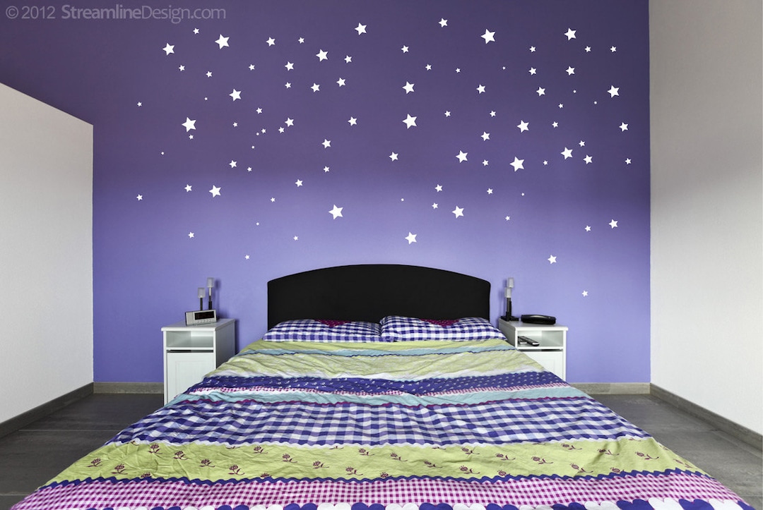 Twinkle Twinkle Little 108 Removable Wall Vinyl Stars Decals | Star ...