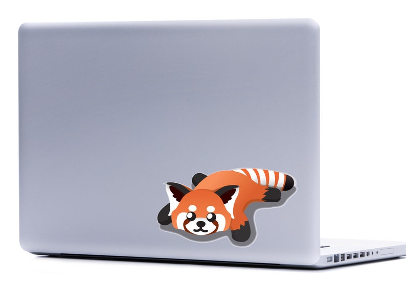 Cute Red Panda Laptop Decal | Red Panda Sticker FREE SHIPPING MacBook ...