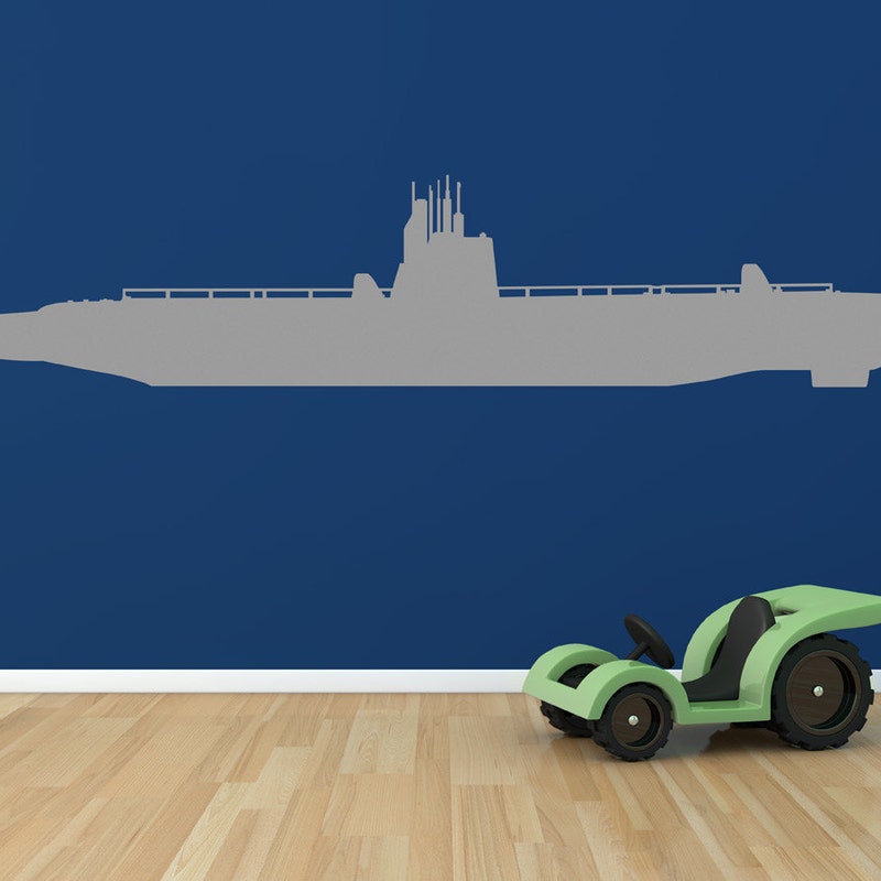 Submarine Wall Decal - Etsy