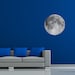 Large Full Moon High Resolution Print Wall Decal Lunar Nursery ...