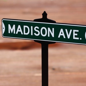 Custom Wedding Table Street Sign: Personalized Reception Decor - Etsy