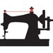 Vintage Sewing Machine Removable Vinyl Wall Decal Sewing Wall Decal ...