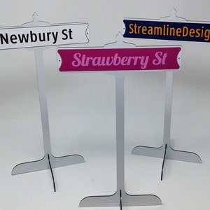 Custom Wedding Table Street Sign: Personalized Reception Decor - Etsy