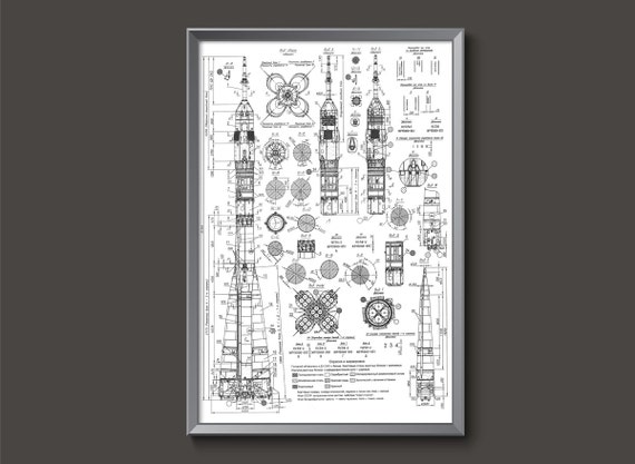 Soyuz Rocket Blueprints