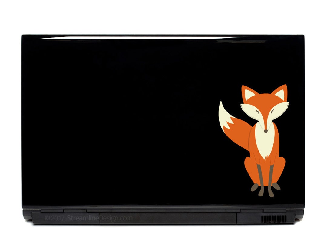Sly Fox Vinyl Sticker Laptop Decal | Animal Decal Laptop Decal MacBook ...