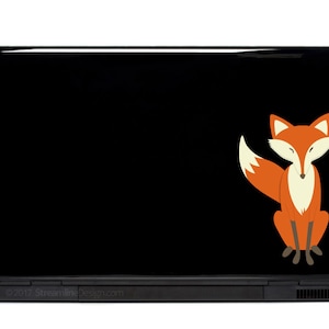 Sly Fox Vinyl Sticker Laptop Decal | Animal Decal Laptop Decal MacBook ...
