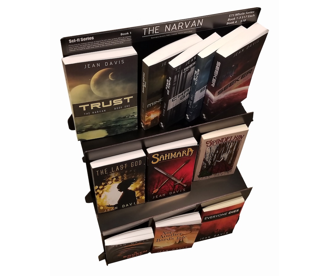 Collapsible Bookshelf: Portable Author Table Display - Etsy