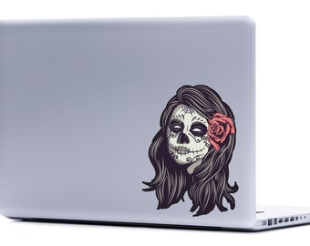 Girl Skull Decal - Etsy
