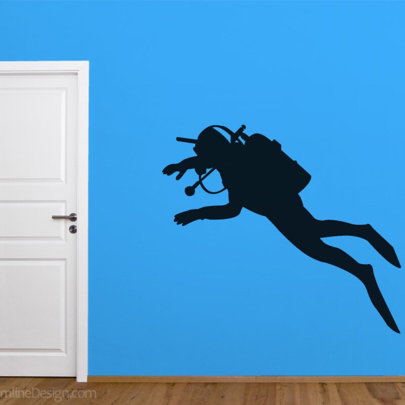 Scuba Diver Decals - Etsy