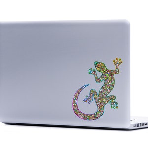 Gecko Decal | Gecko Laptop Decal Gecko Sticker Gecko MacBook Decal ...
