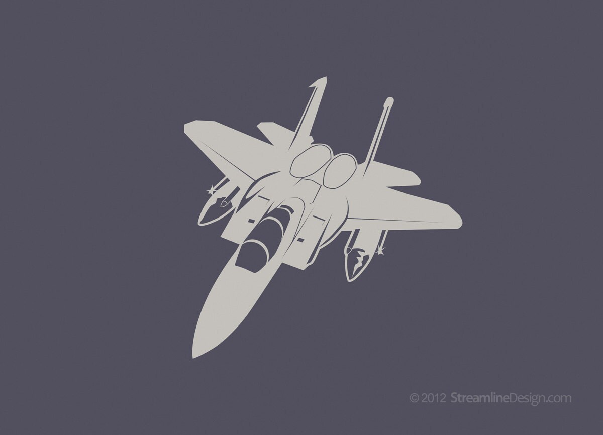 Giant 50 x 48 Jet Airplane Wall Decal kids wall decal wall | Etsy