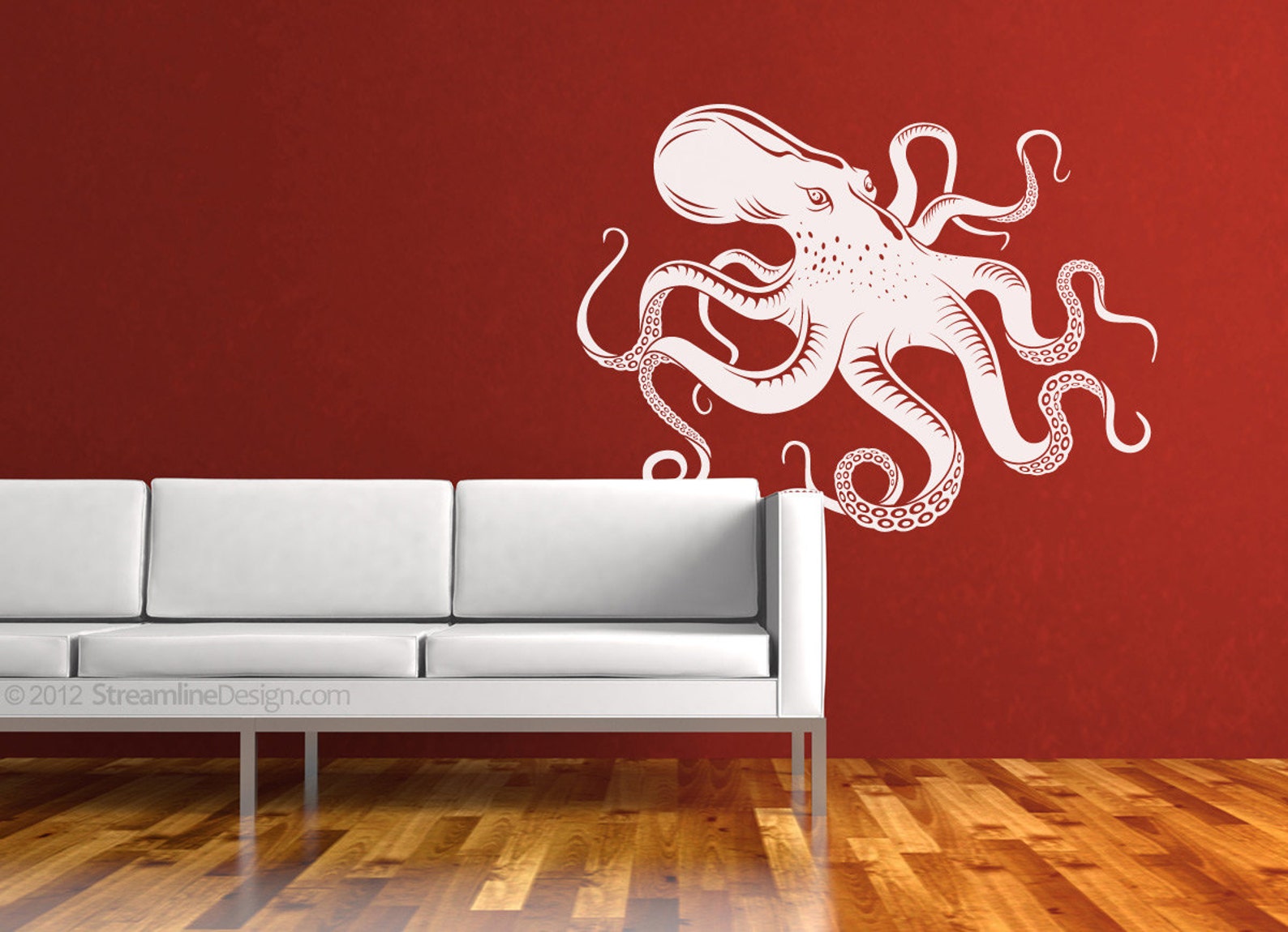 Yet Another Giant Octopus Wall Decal Octopus Wall Art - Etsy