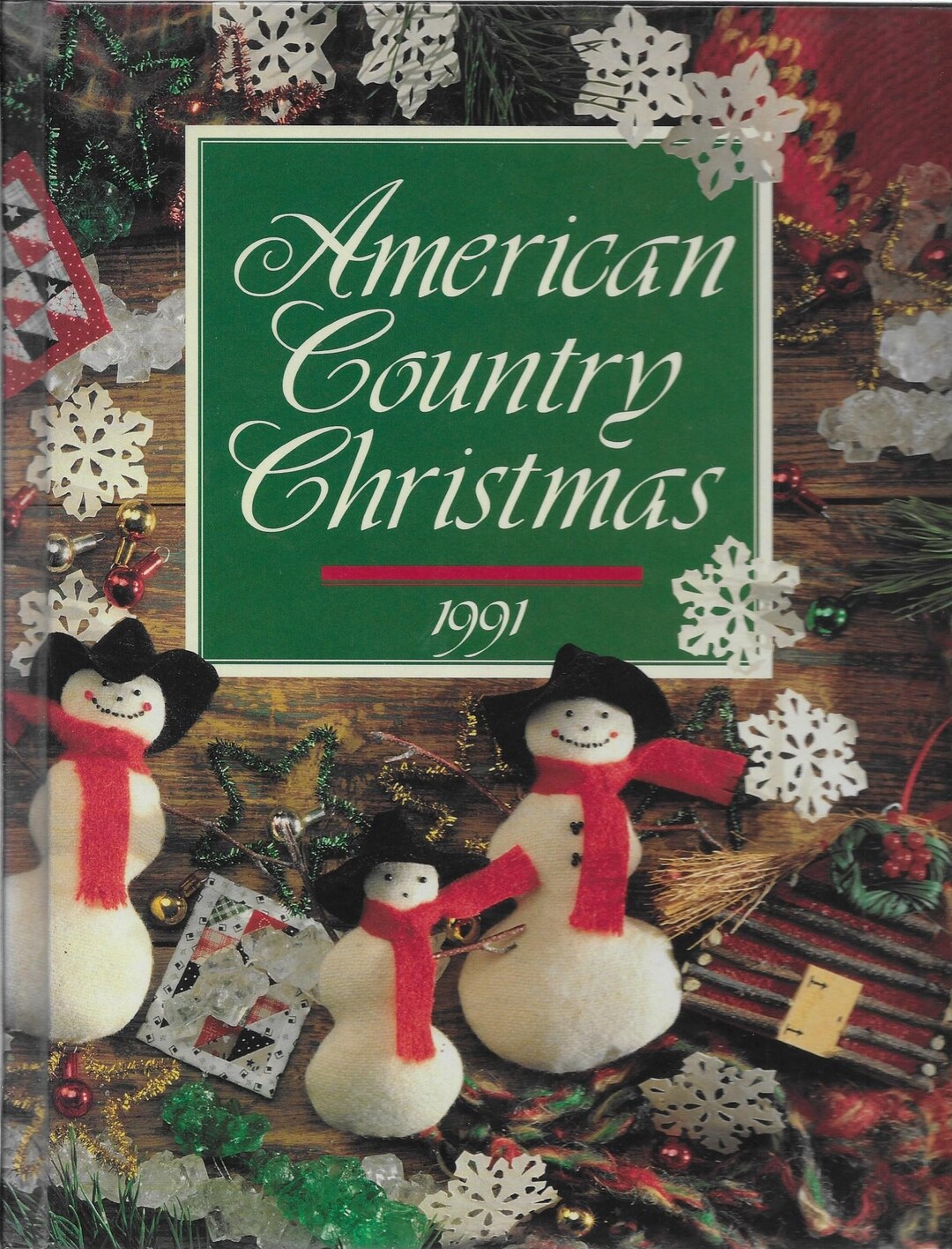 American Country Christmas 1991 Hardcover Book - Etsy