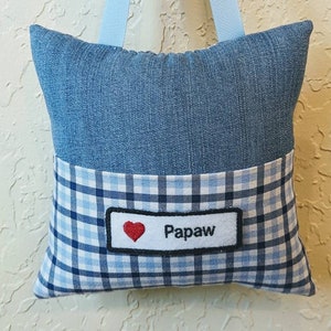 Memory Pocket Pillow - Etsy