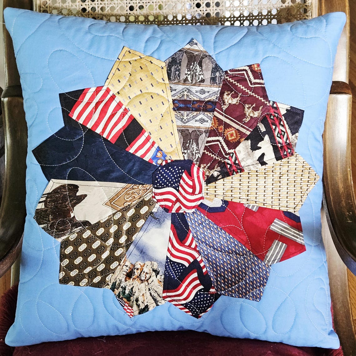 18 X 18 Neck Tie Memory Pillow - Etsy