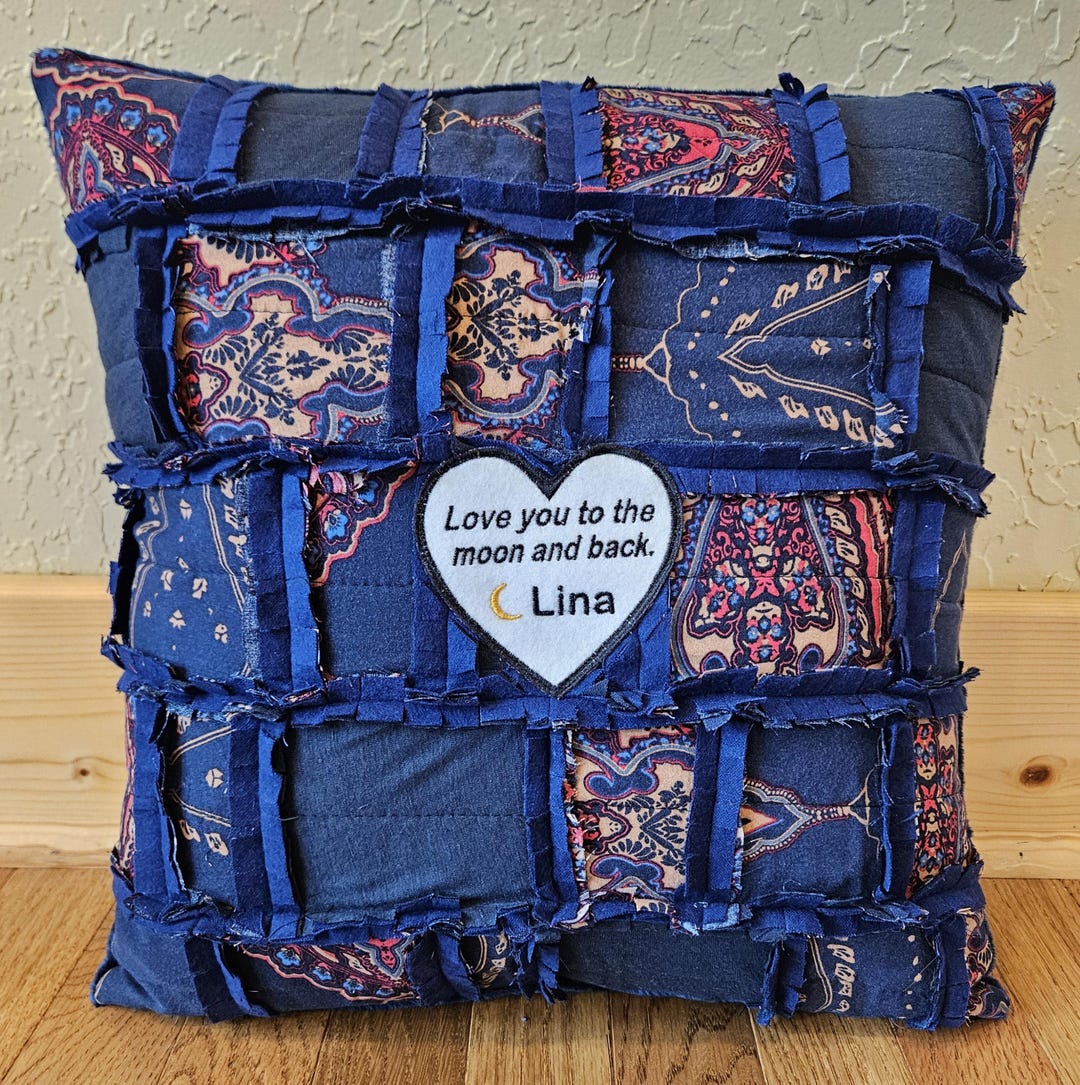 Memory Pillow - Rag Pillows - Etsy