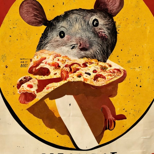 Pizza Rat - Etsy
