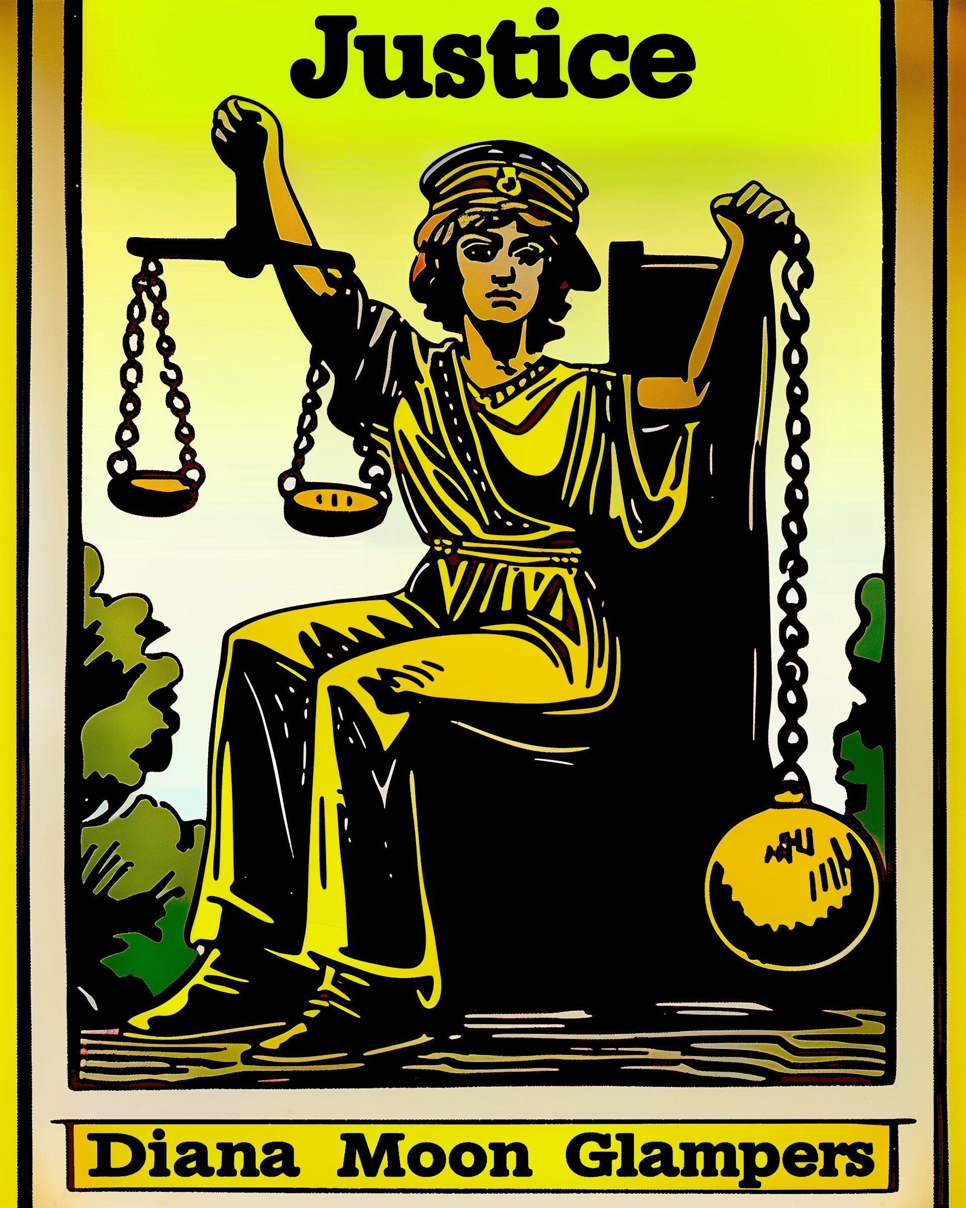 Diana Moon Glampers Handicapper General is Justice the Major Arcana ...