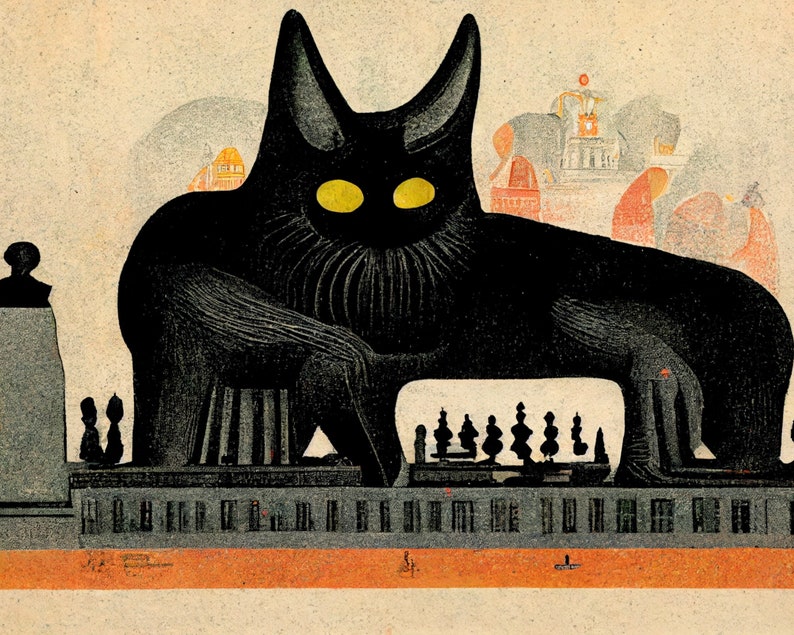 Behemoth Versus All of Moscow, the Master and Margarita Cat - AI ...