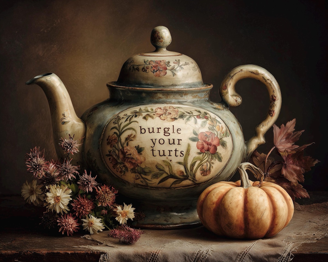 Over the Garden Wall Quote - Burgle Your Turts - Autumnal Fall Scene ...
