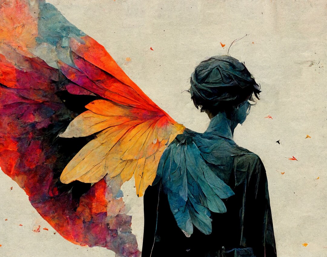 Animorphs - Tobias to Red-tailed Hawk - AI Illustrated Style 8x10 Inch ...