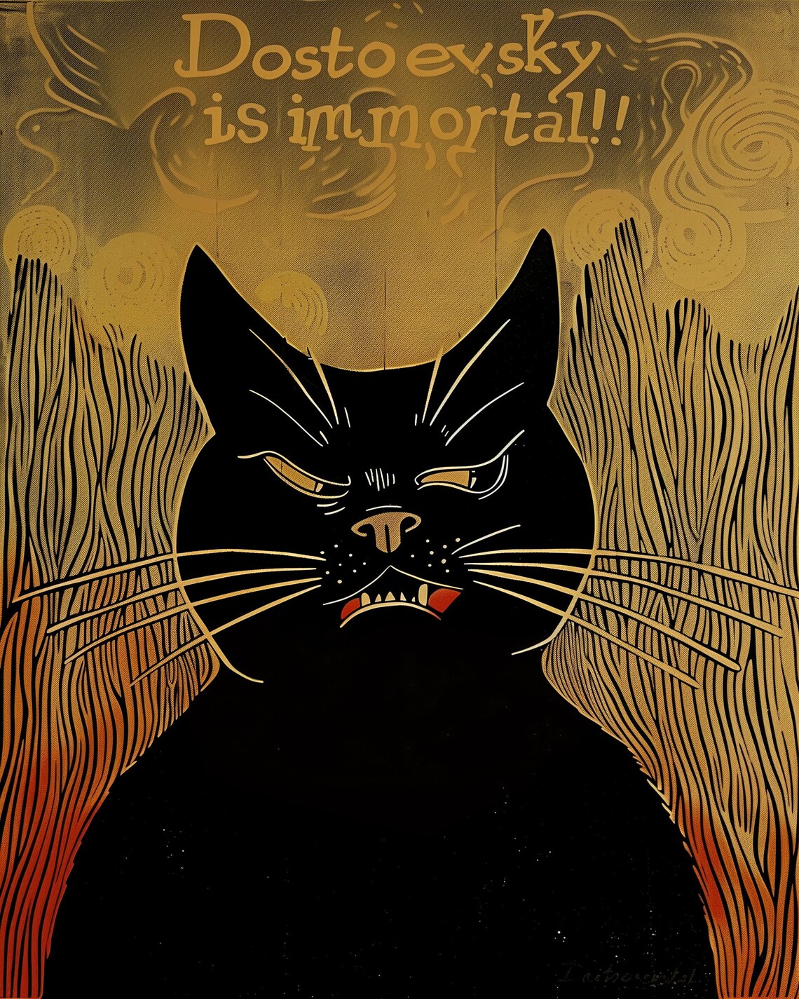 Dostoevsky is Immortal Shouts Behemoth Begemot Quote - the Master and ...