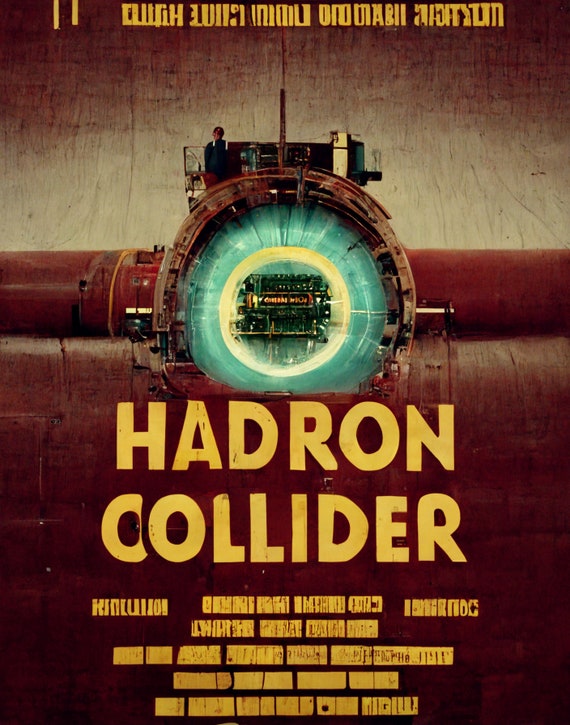 Large Hadron Collider Geneva Switzerland AI Vintage - Etsy