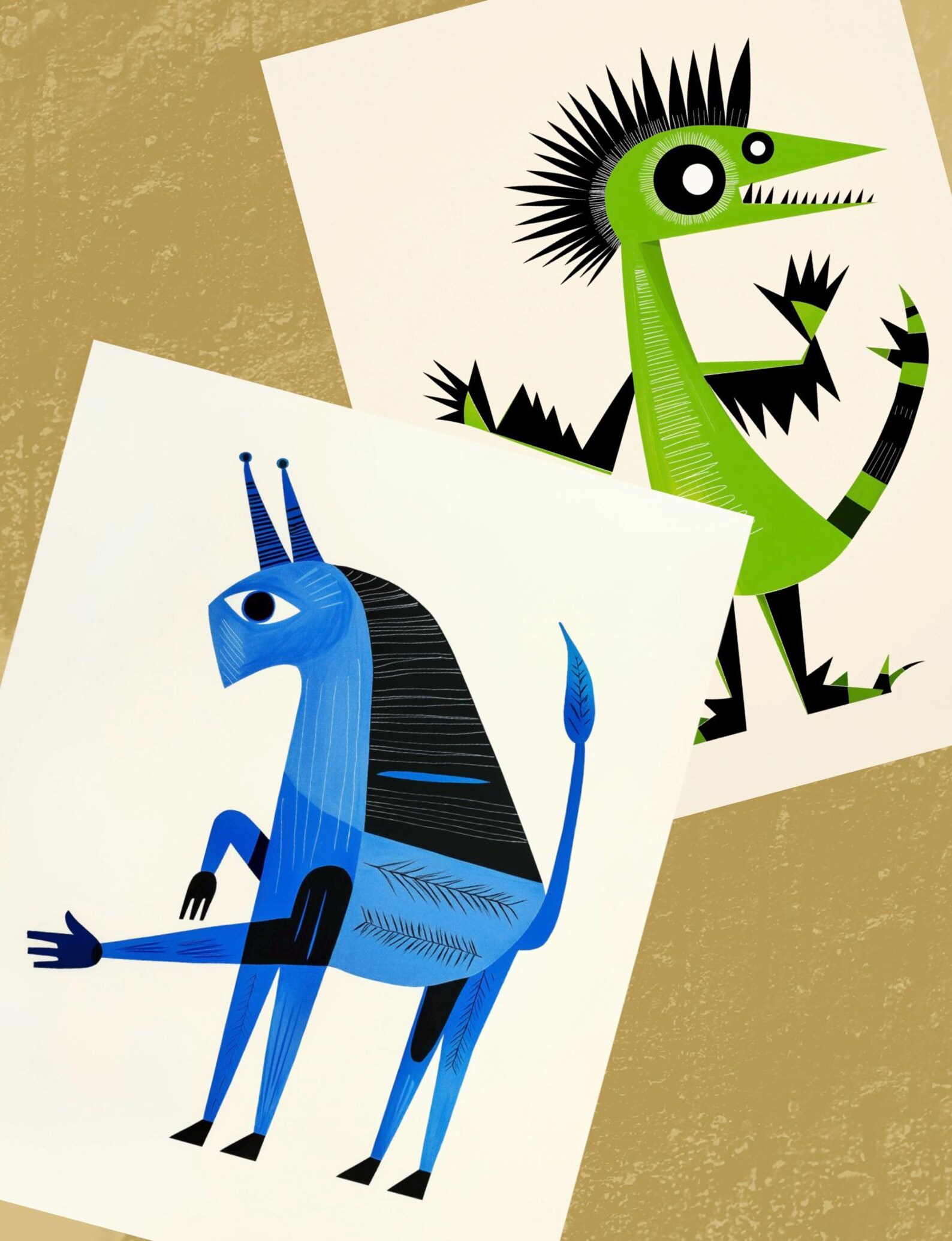 Andalite and Hork-bajir Set - Ax Visser Three Yeerk Animorphs - Blue ...