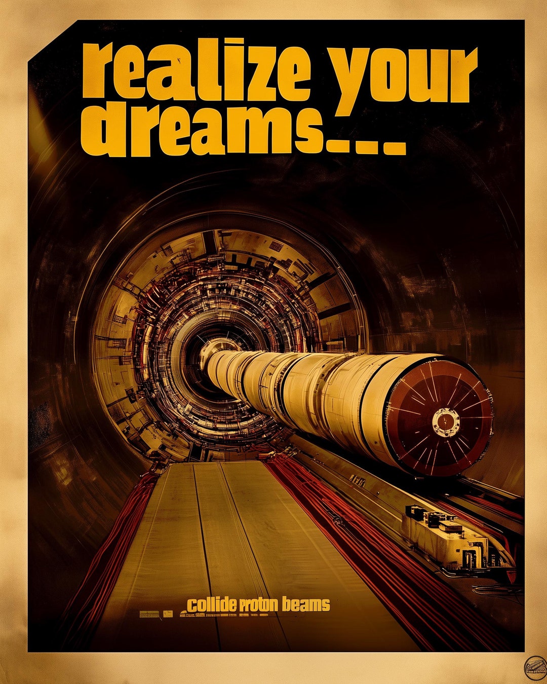 Realize Your Dreams Collide Proton Beams - Lhc Large Hadron Collider ...