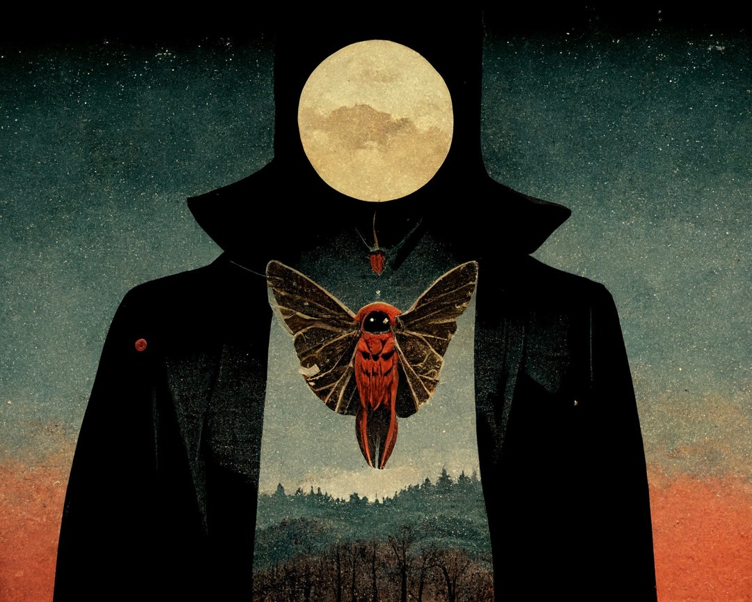 The Mothman in the Moon and the Moon in Man Moth - AI Abstract ...
