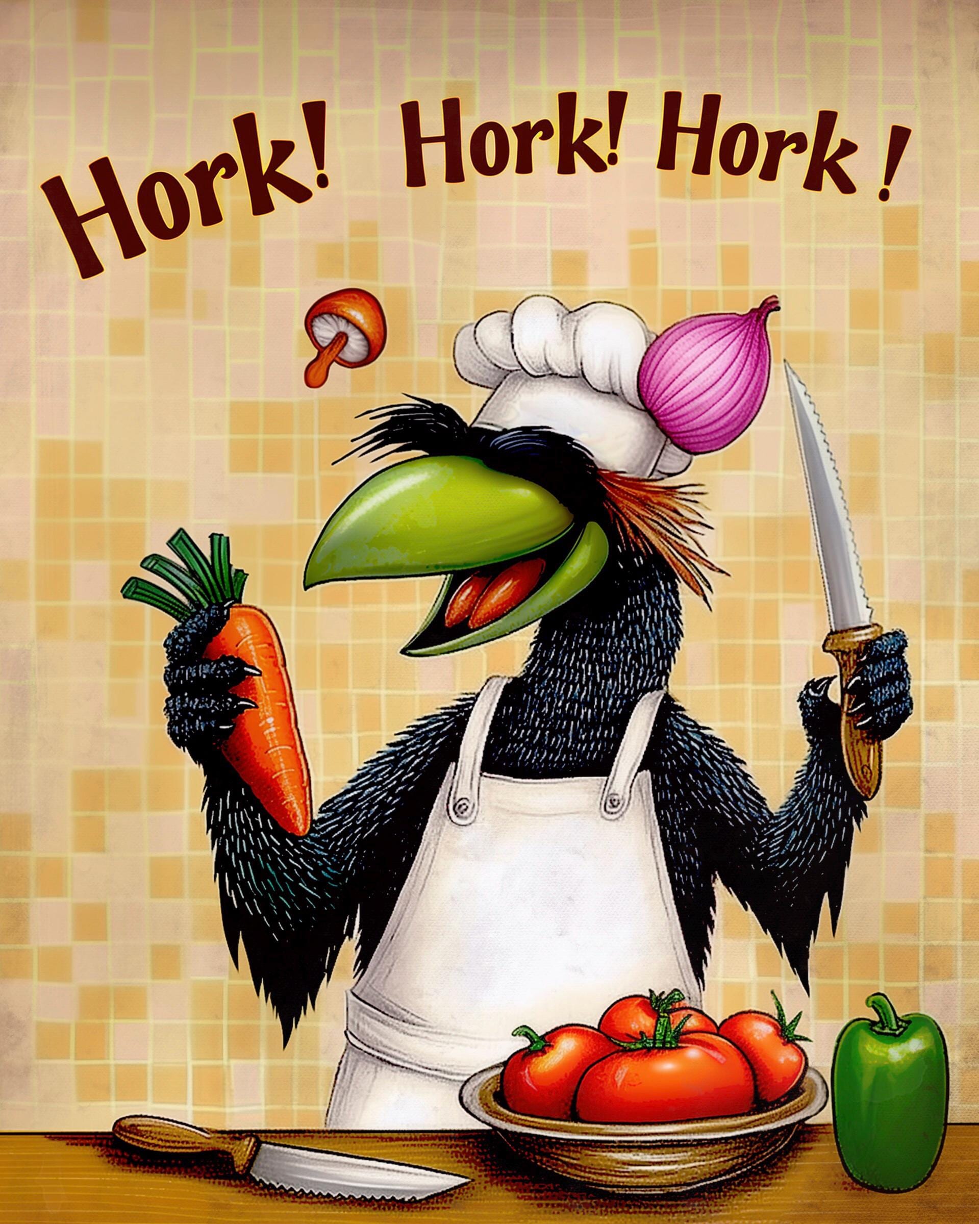 Animorphs Hork-bajir Chef Cook Alien Puppet Poster Classic French ...