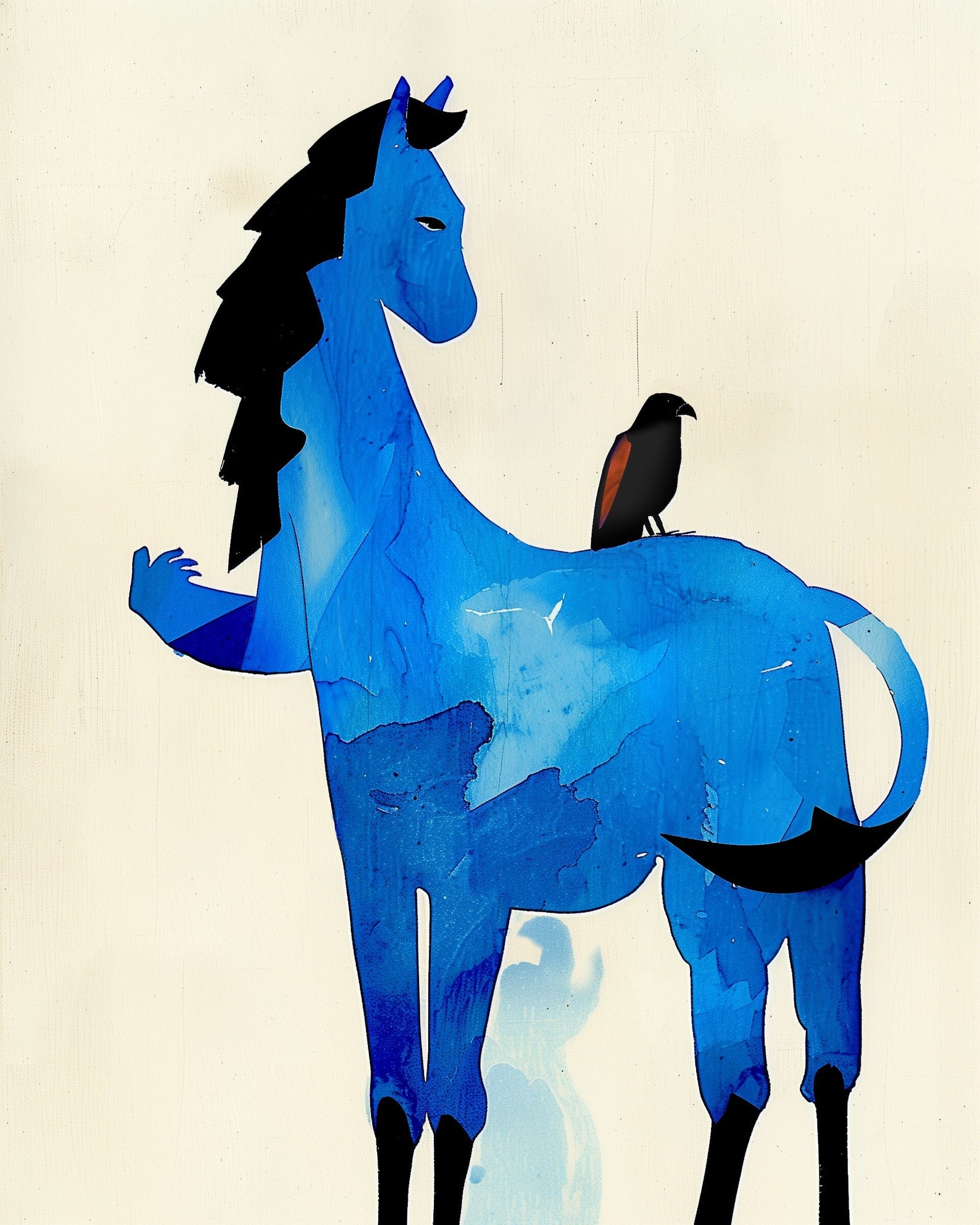 Ax and Tobias Shorm - Animorphs Andalite Alien Hawk - AI Watercolor ...