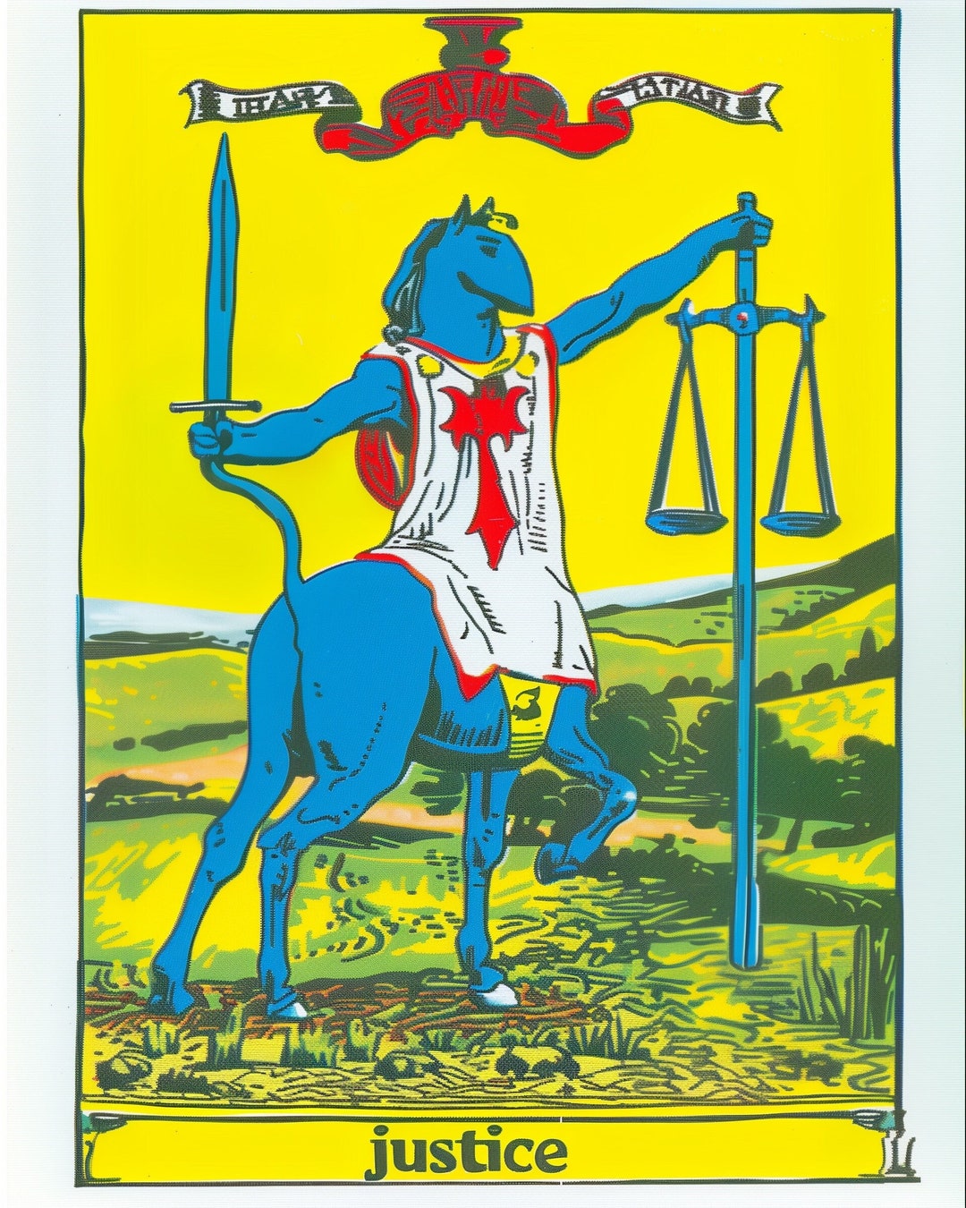 Justice Major Arcana Tarot Viii Xi 8 11 Andalite - Balance ...