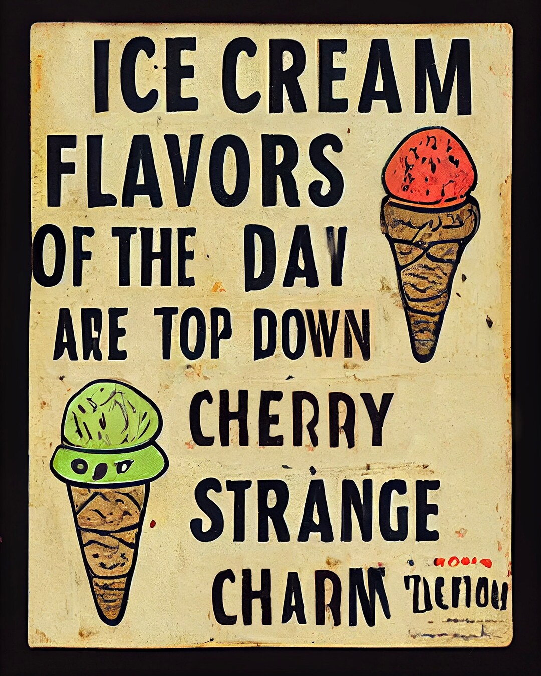 Ice Cream Flavors and Quark Flavors - Strange up Down Top Bottom Charm ...