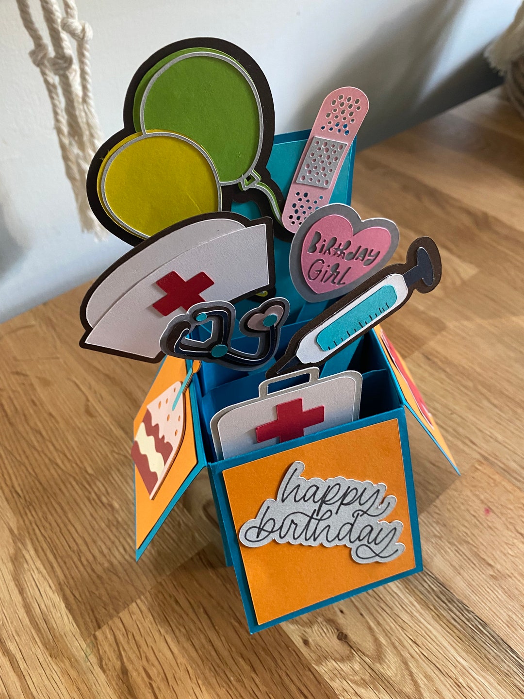Nurse Birthday Card. Personalised. - Etsy