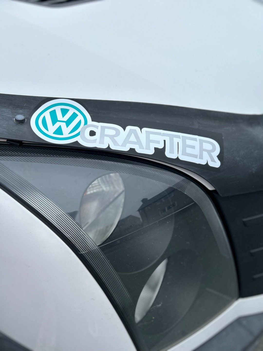 Volkswagon Crafter Vinyl Decal Sticker. Wind Deflecter Decal. VW - Etsy