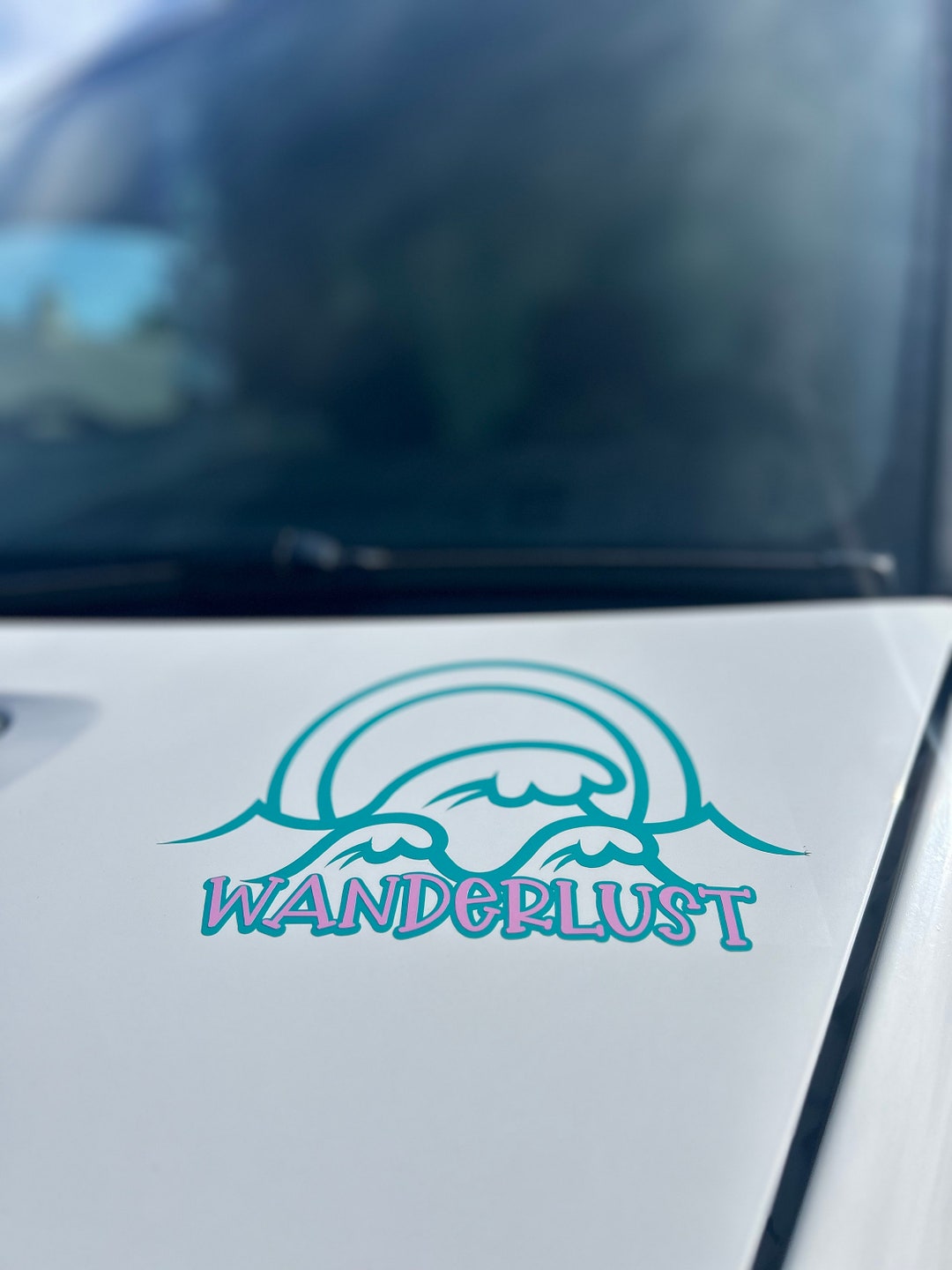Wanderlust Seascape Vinyl Decal Sticker. Campervan. Motorhome. Van ...