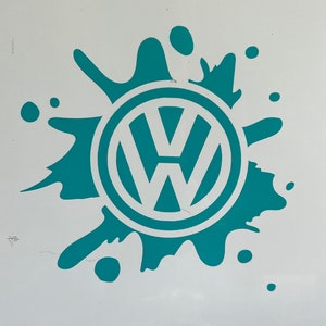 Volkswagon Vinyl Decal Sticker. VW Splash. - Etsy