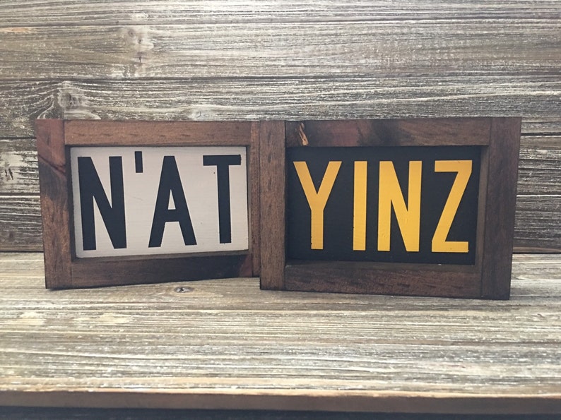 Pittsburghese Sign housewarming Home Decor Wedding Gift - Etsy