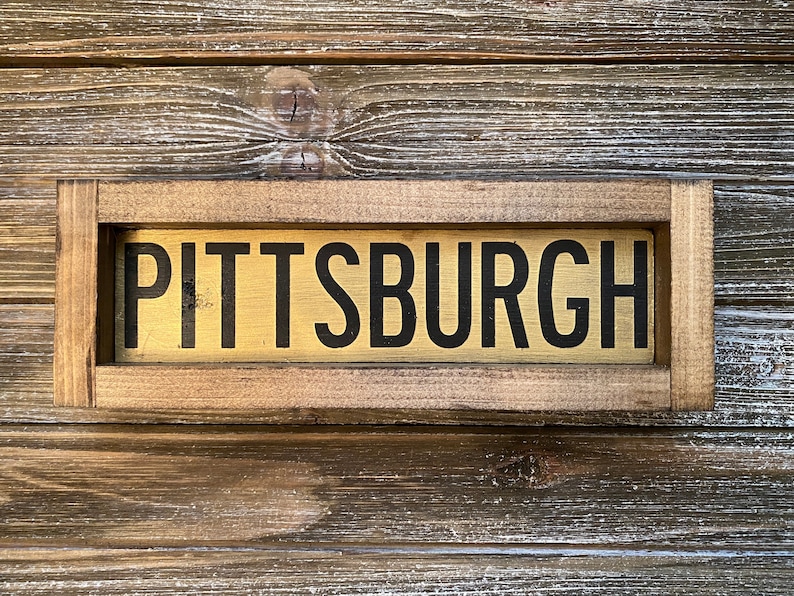 Pittsburghese Sign housewarming Home Decor Wedding Gift - Etsy