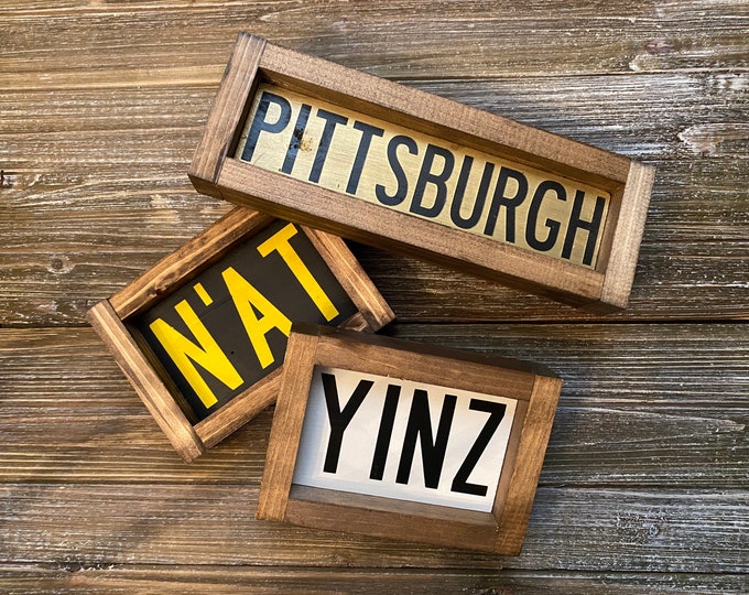 Pittsburghese Sign housewarming Home Decor Wedding Gift - Etsy