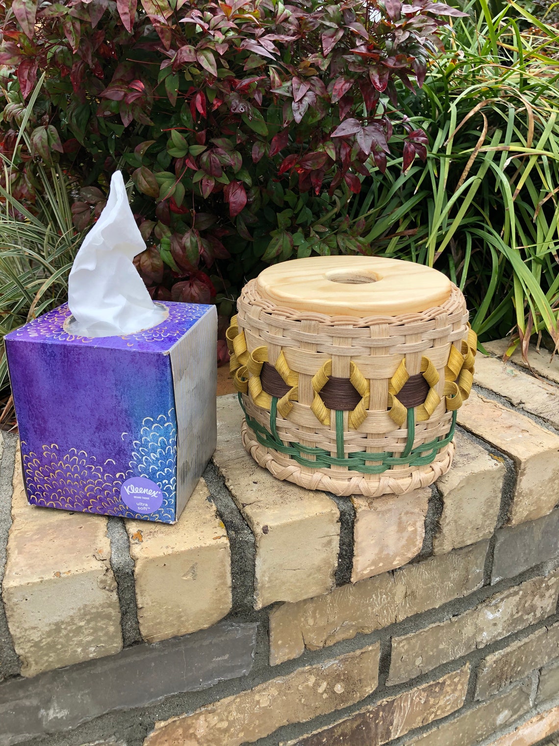 Sunflower Tissue Basket Sunflowers Sunflower Gift Girl Gift - Etsy