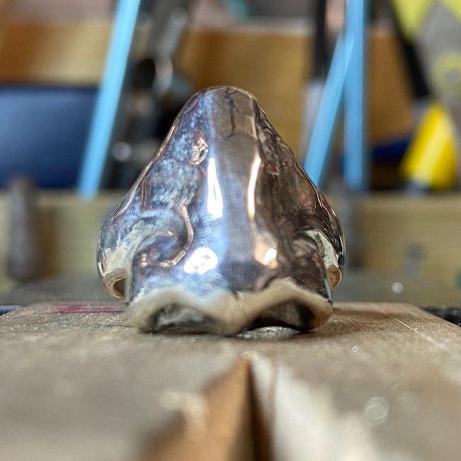 Nose Ring Sterling Silver Handmade Unusual Ring | Etsy