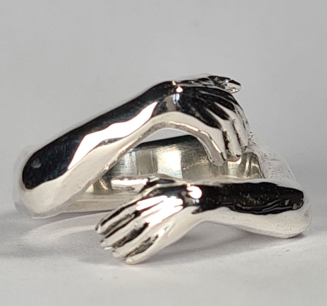 The Original Hug Ring. Handmade in London From Reycled Sterling Silver ...