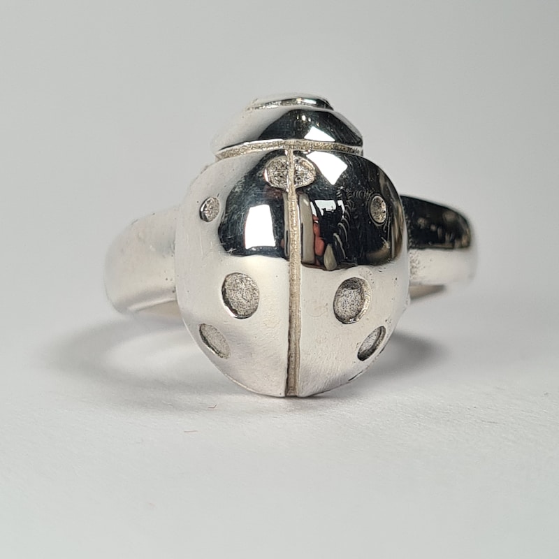 Ladybug Ring - Etsy